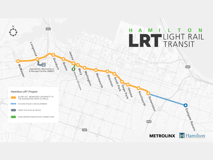 Hamilton-LRT-Map - ReNew Canada