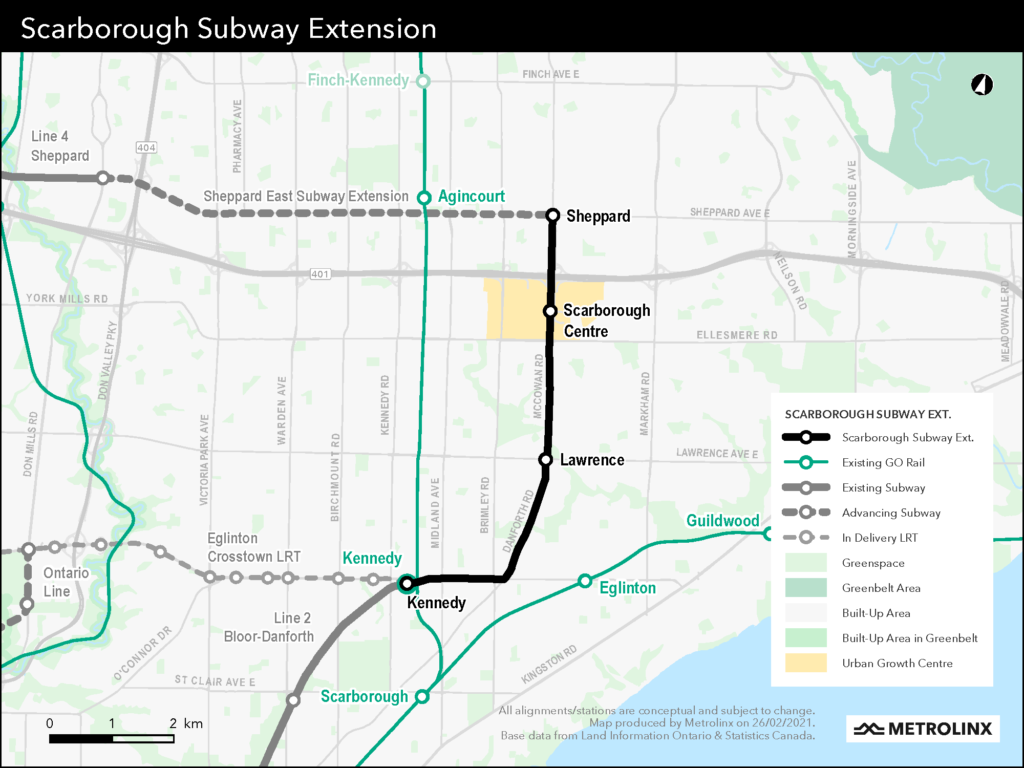 Development partner selected for Scarborough Subway Extension contract ...