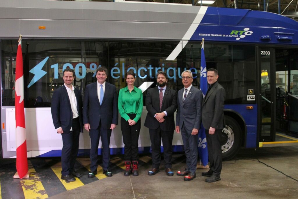 Feds, Quebec announce the largest electric buses project in North ...