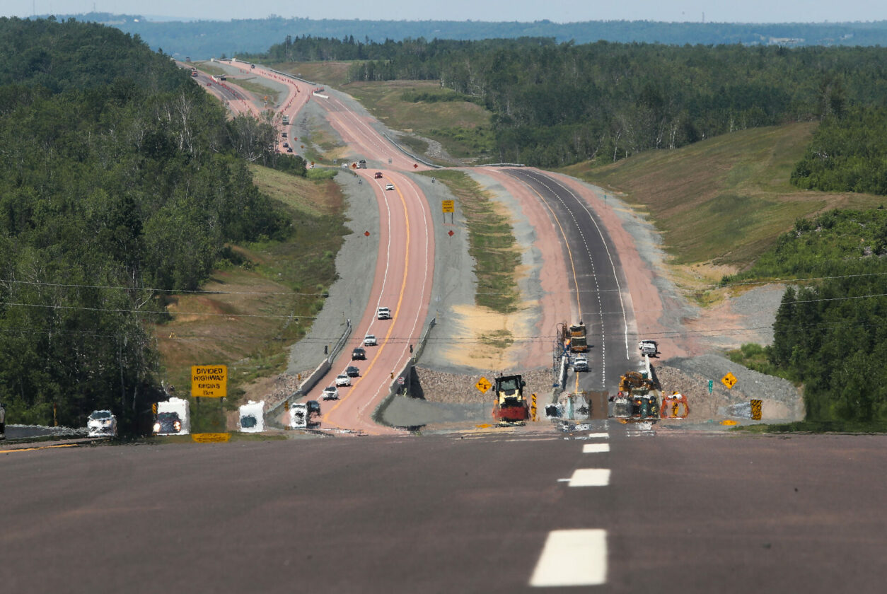Newly twinned section of Highway 104 opens, project nears completion ...