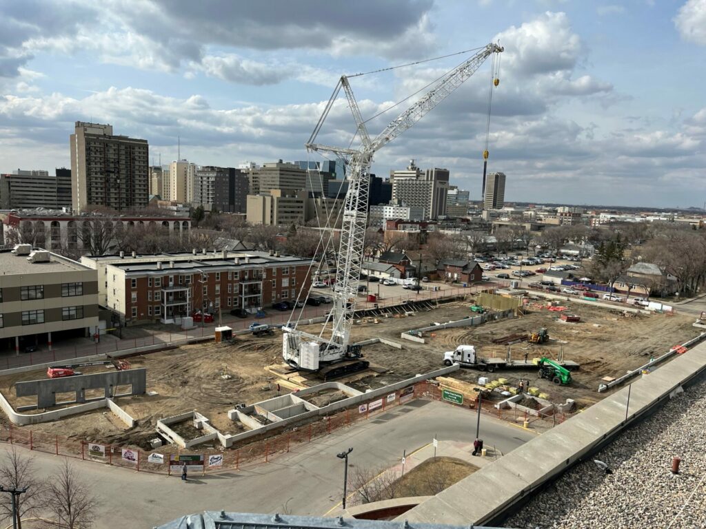 Construction advances on Regina General Hospital parkade with ...