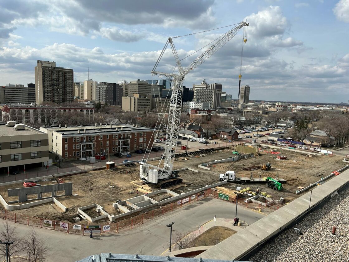 Construction advances on Regina General Hospital parkade with ...