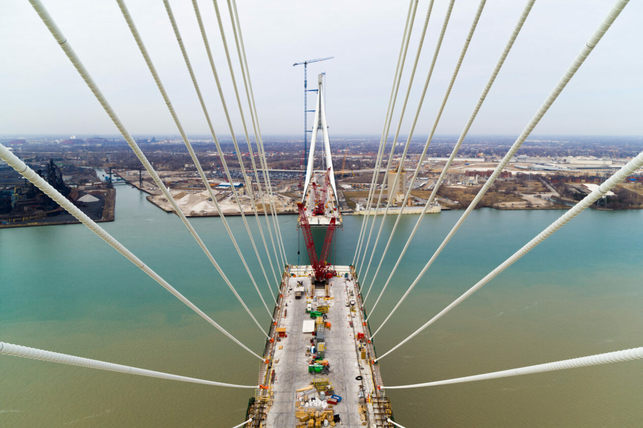 Final steps in connecting the Gordie Howe International Bridge deck ...