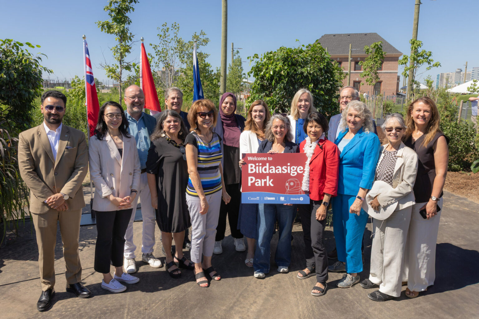 Waterfront Toronto opens new park as par of Port Lands Flood Protection ...