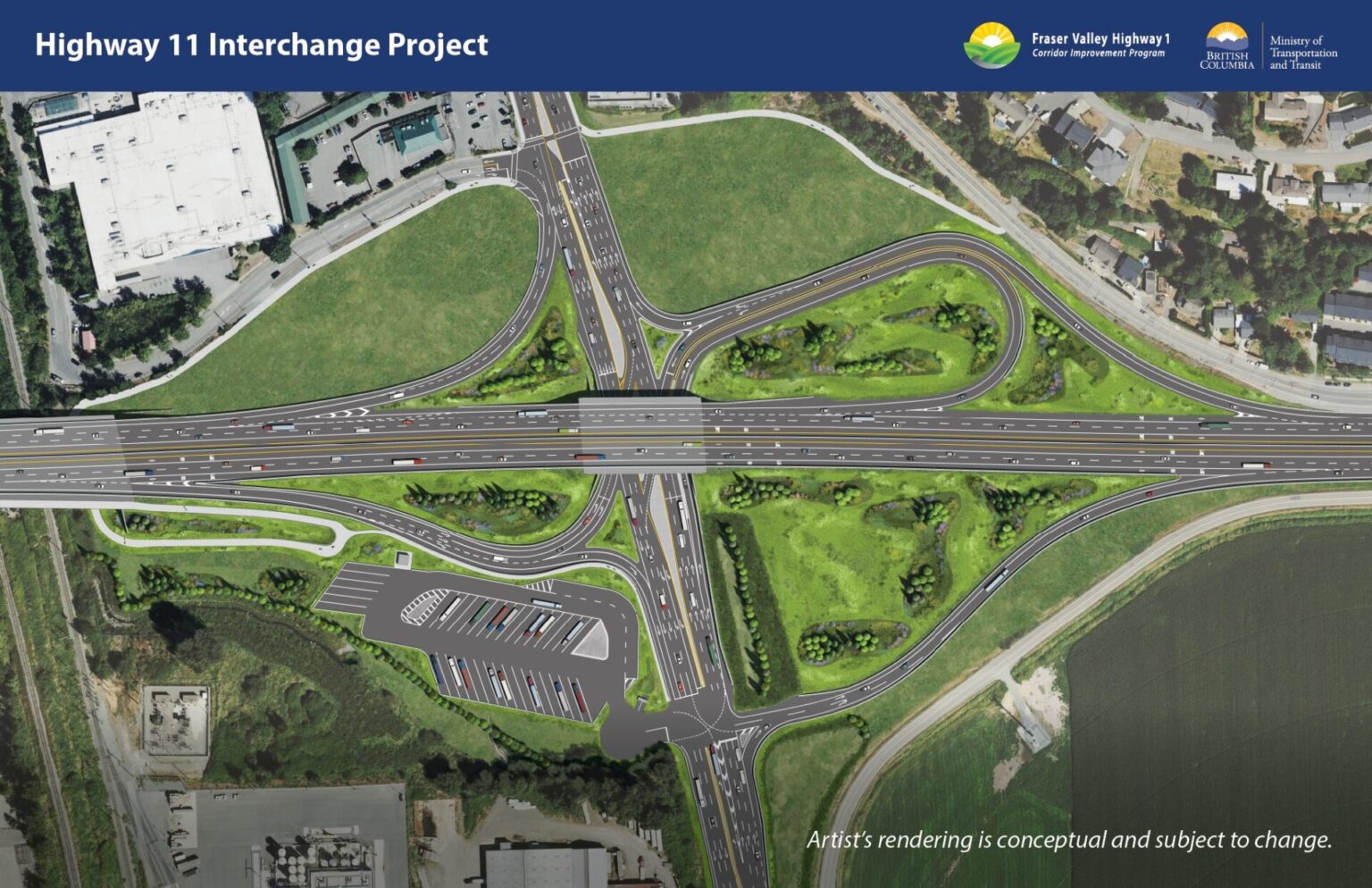 B.C. breaks ground on new Highway 11 interchange project – ReNew Canada